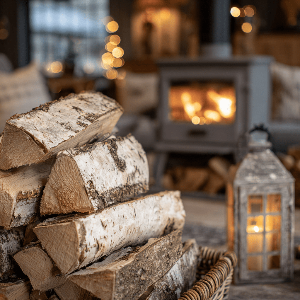 Kiln-Dried Birch Logs | Fast Lighting Hardwood Firewood - The Logsmith